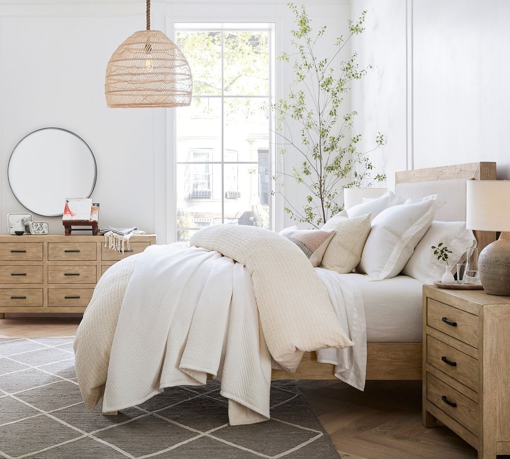 Linwood Bed | Wooden Beds | Pottery Barn