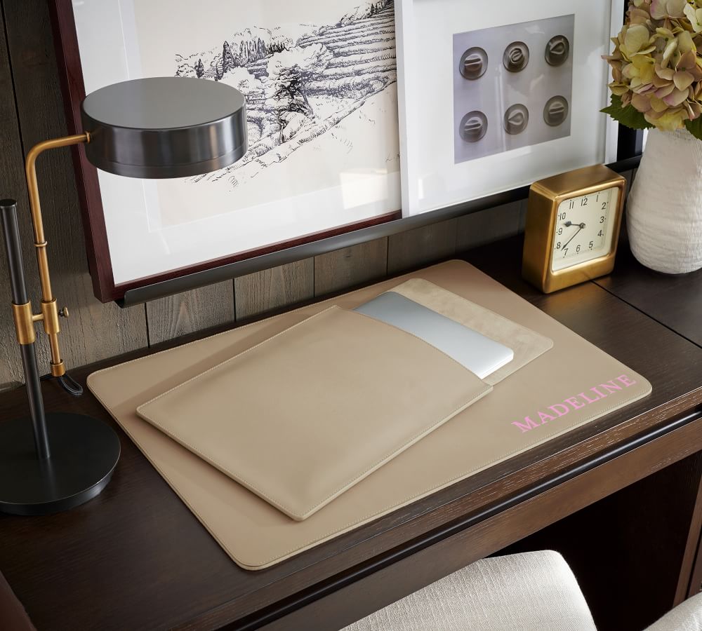 Classic Leather Desk Accessories Collection | Pottery Barn