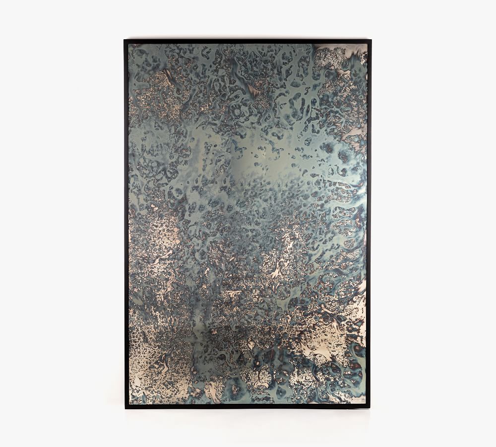 Decorative Acid Wash Floor Mirror | Pottery Barn