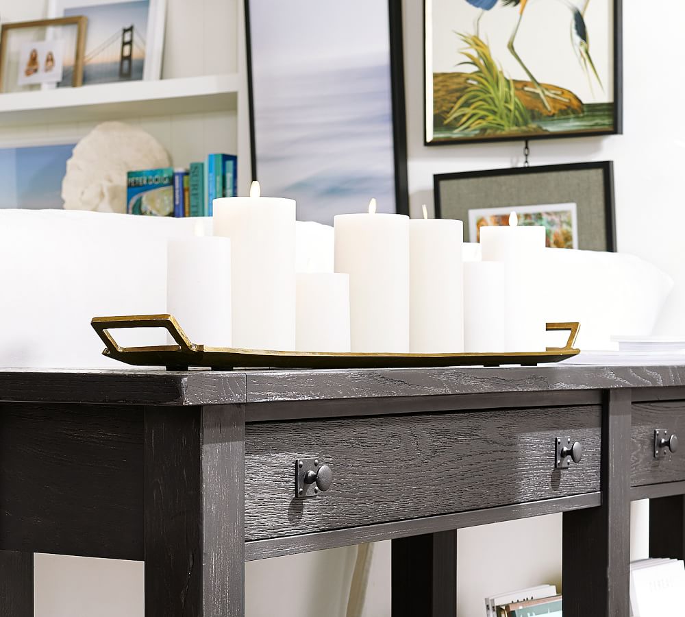 Premium Flickering Flameless Wax Pillar Candles | Pottery Barn