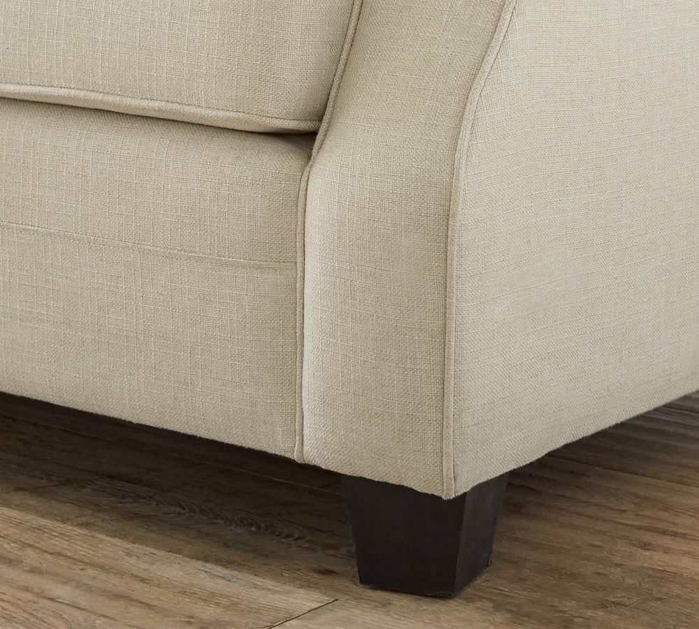 SoMa Fremont Roll Arm Fabric Sofa | Pottery Barn