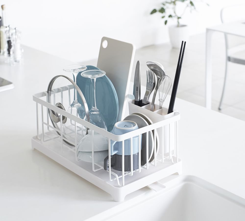 Yamazaki Tosca Wire Dish Drying Rack | Pottery Barn