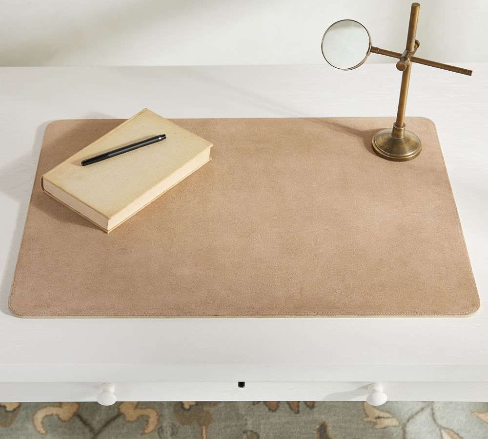 Suede Desk Blotter | Pottery Barn