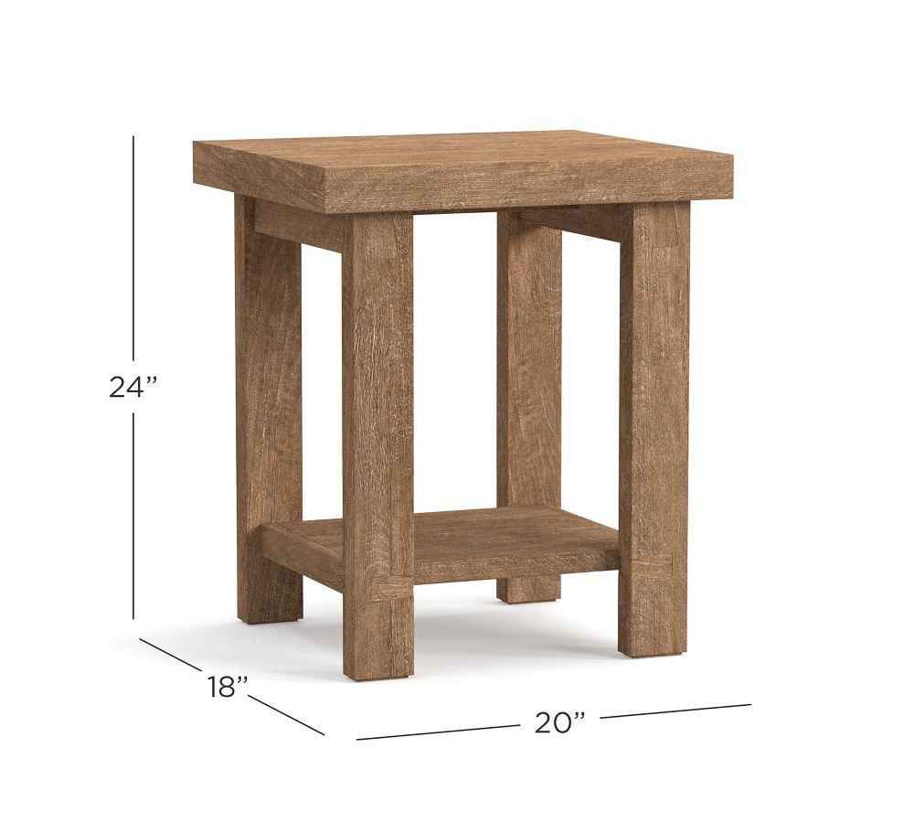 Reed 20" End Table | Pottery Barn