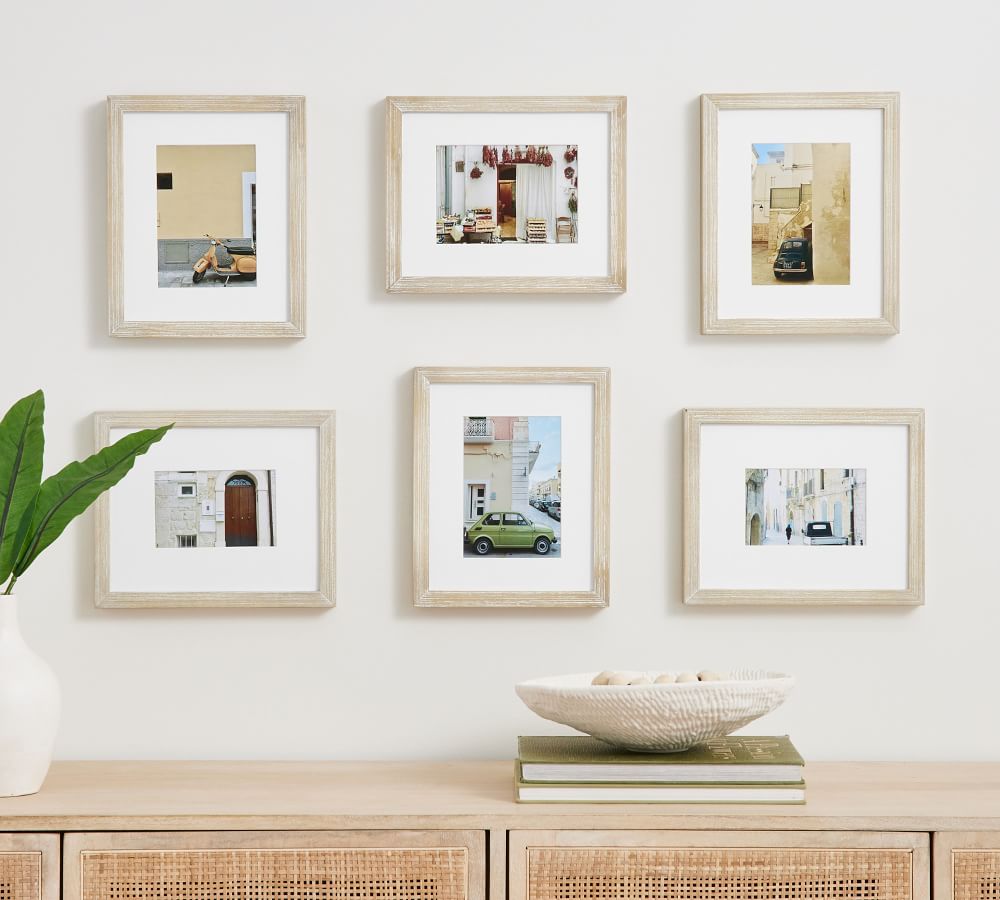 Multi-Mat Wood Gallery Tabletop Frames | Pottery Barn