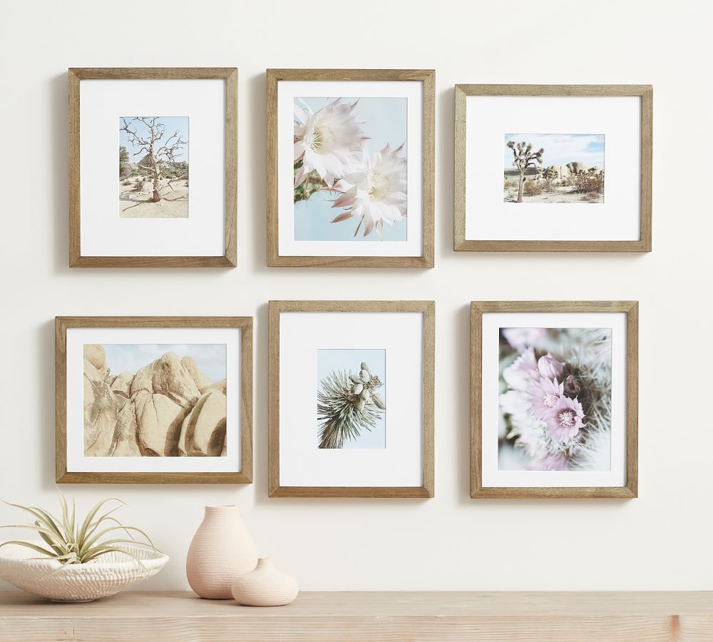 Multi-Mat Wood Gallery Tabletop Frames | Pottery Barn