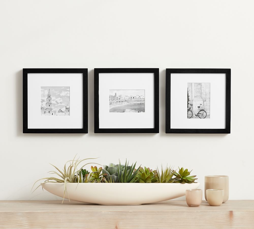 Multi-Mat Wood Gallery Tabletop Frames | Pottery Barn