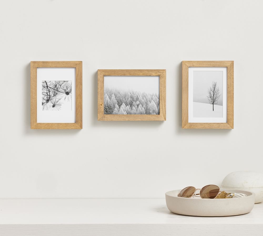 Multi-Mat Wood Gallery Tabletop Frames | Pottery Barn