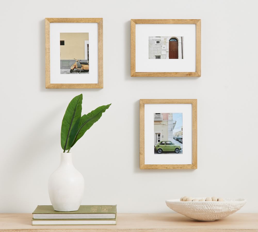Multi-Mat Wood Gallery Tabletop Frames | Pottery Barn