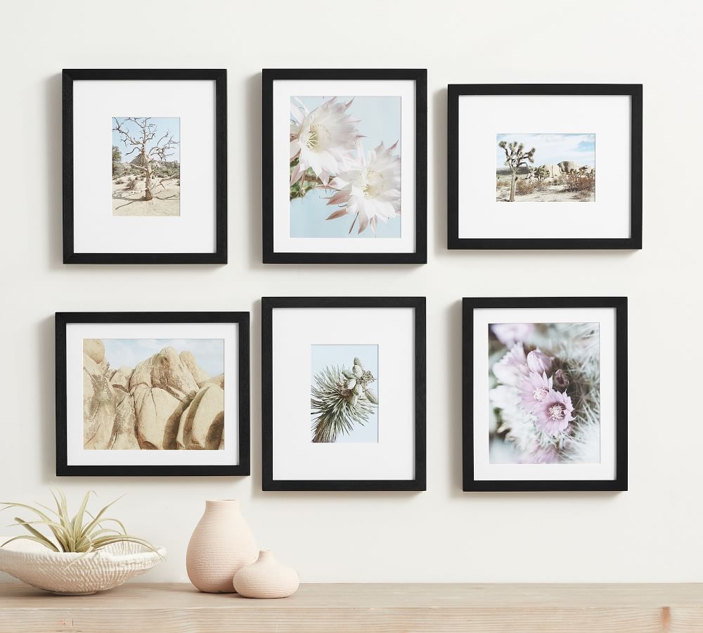 Multi-Mat Wood Gallery Tabletop Frames | Pottery Barn