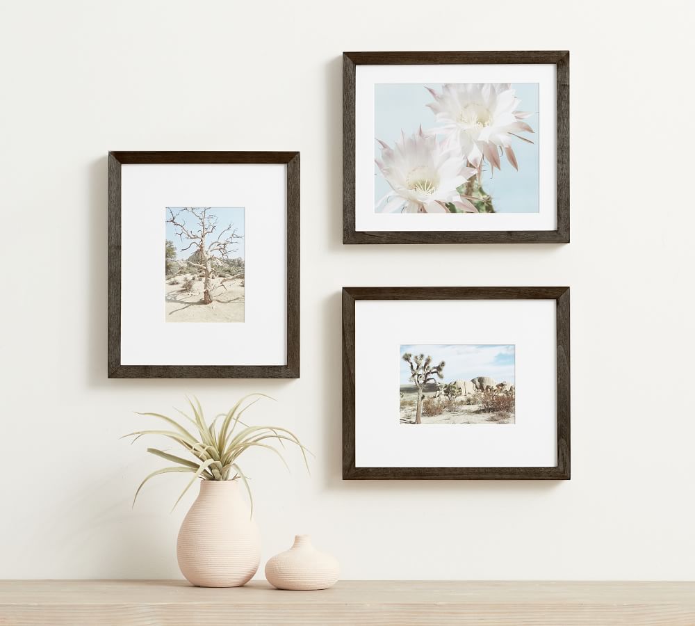 Multi-Mat Wood Gallery Tabletop Frames | Pottery Barn