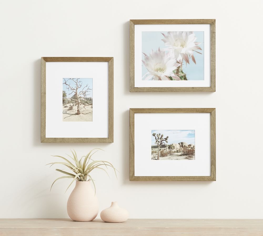 Multi-Mat Wood Gallery Tabletop Frames | Pottery Barn
