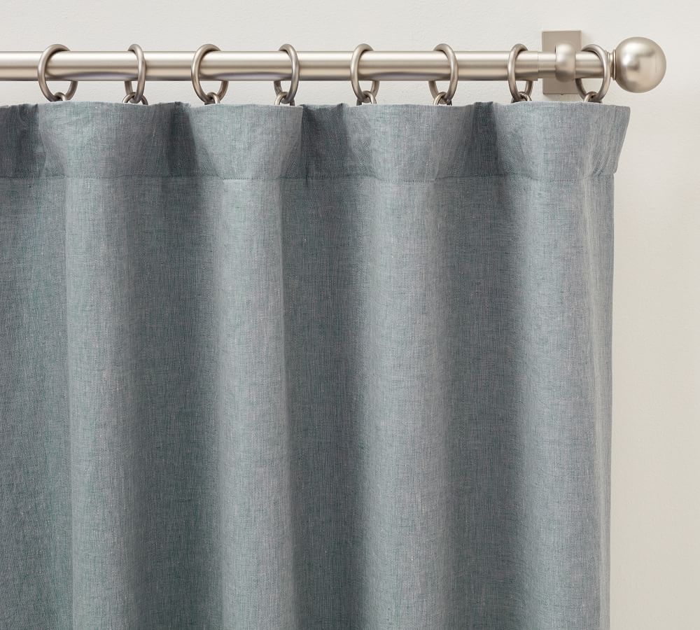 Belgian Flax Linen Curtain | Pottery Barn