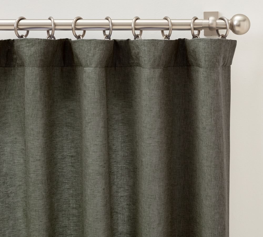 Belgian Flax Linen Curtain | Pottery Barn