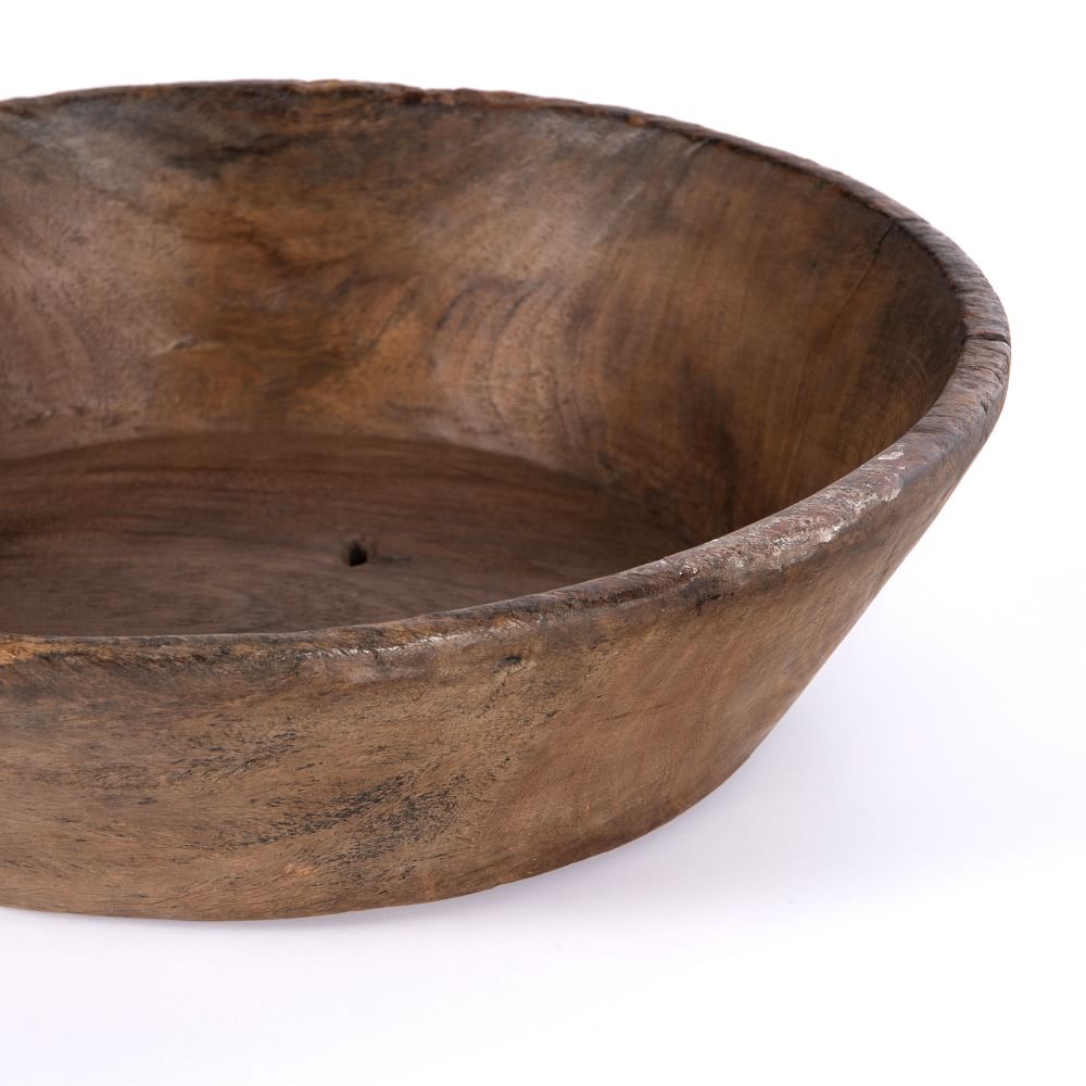 Pottery Barn Wooden Bowl