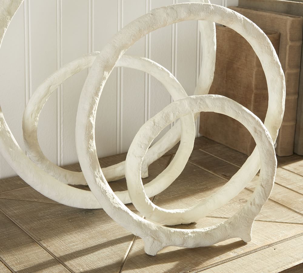 Elisa White Sculptures - Set of 2 | Pottery Barn