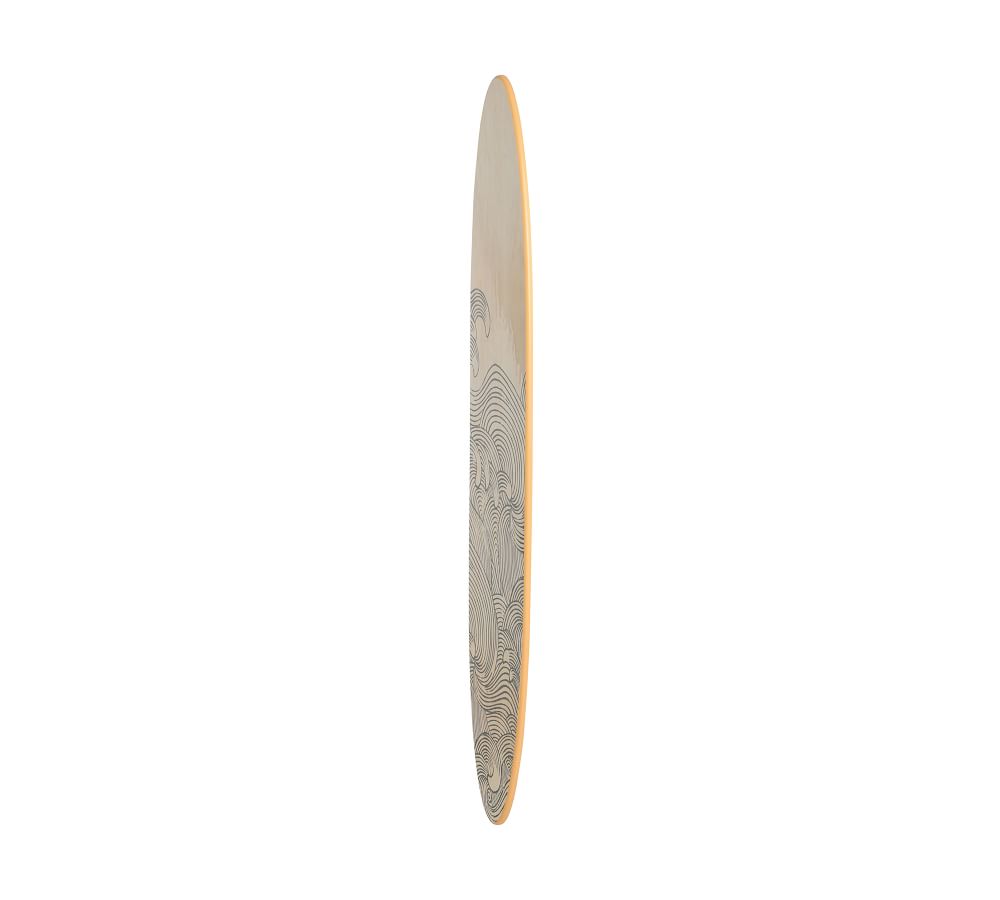 Wave Design Surfboard Wall Art | Pottery Barn