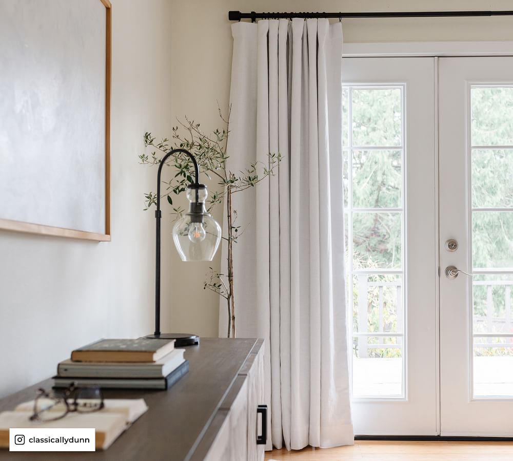 OPEN BOX: Emery Linen Blackout Curtain | Pottery Barn