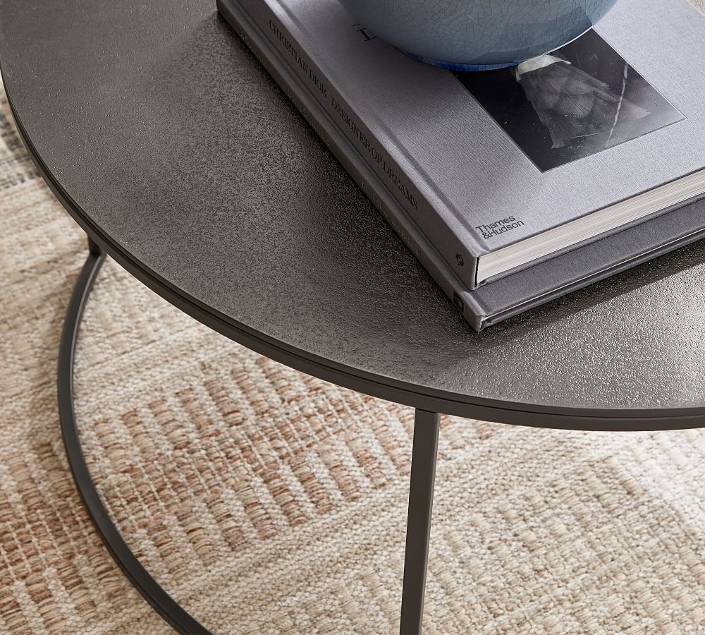 Duke Round Metal Nesting Coffee Tables | Pottery Barn
