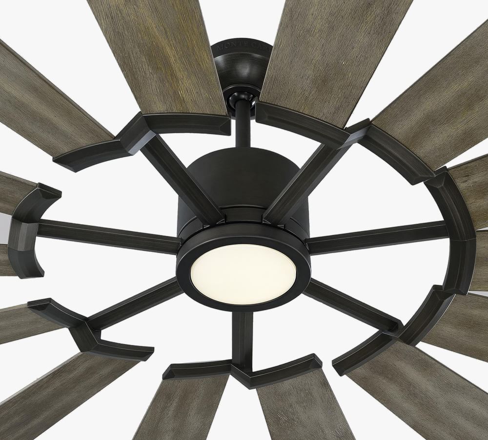 52" Calix Ceiling Fan with LED Light Kit | Pottery Barn