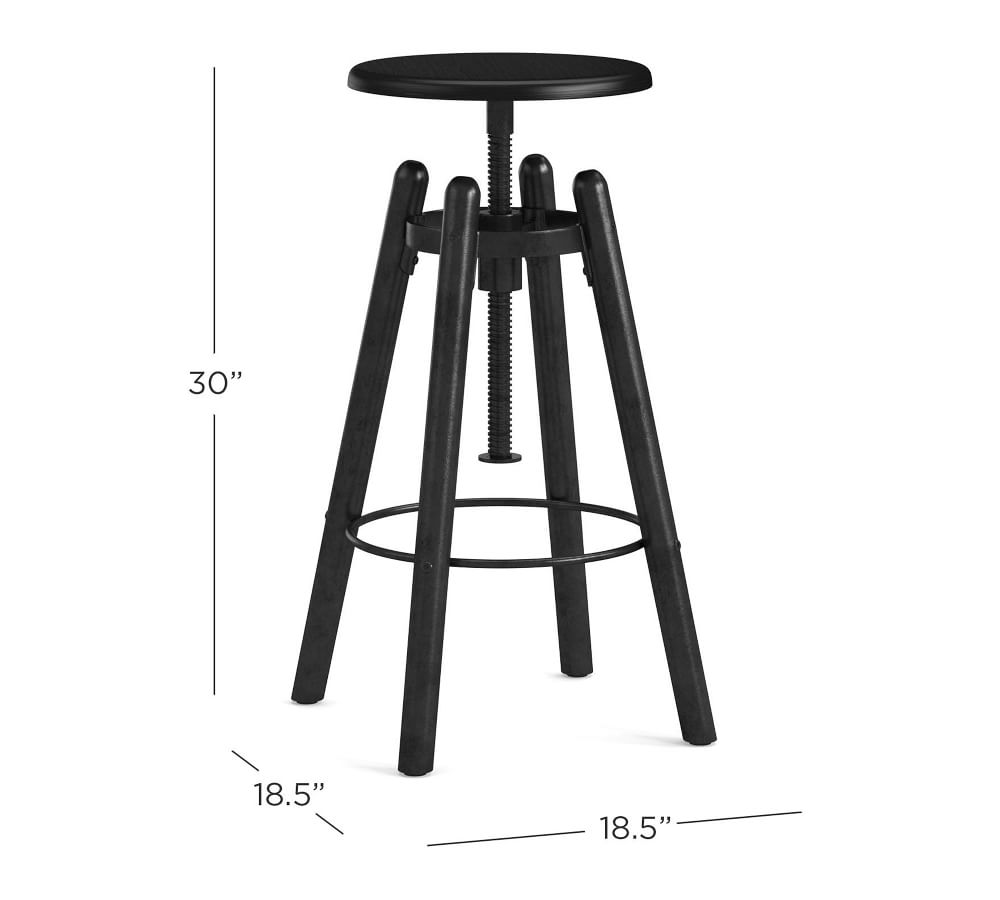 Duval Adjustable Stool | Pottery Barn
