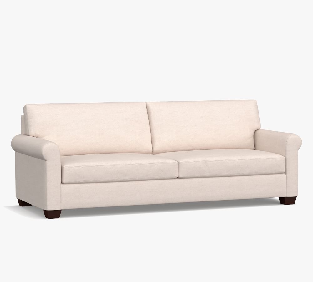 York Roll Arm Fabric Sofa | Pottery Barn