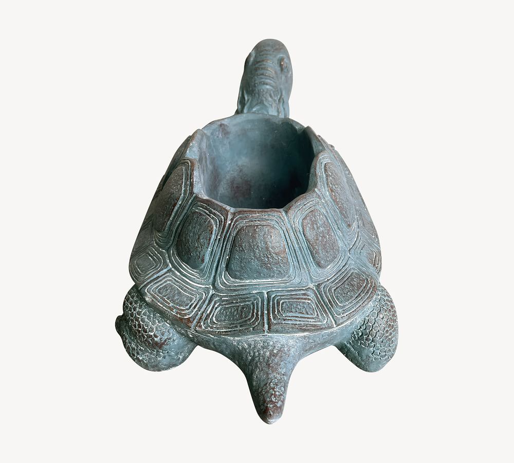Turtle Garden Object Planter | Pottery Barn