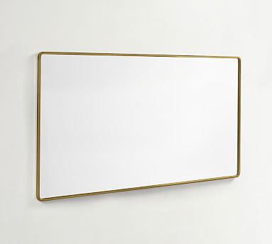 Vintage Double Wide Mirror with French Cleat Mount | Pottery Barn