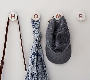 Marble Alphabet Hook | Pottery Barn