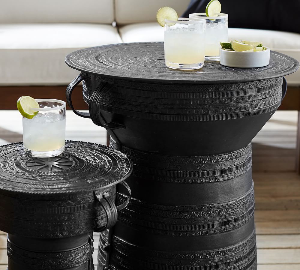 Frog Drum Outdoor Side Table | Pottery Barn