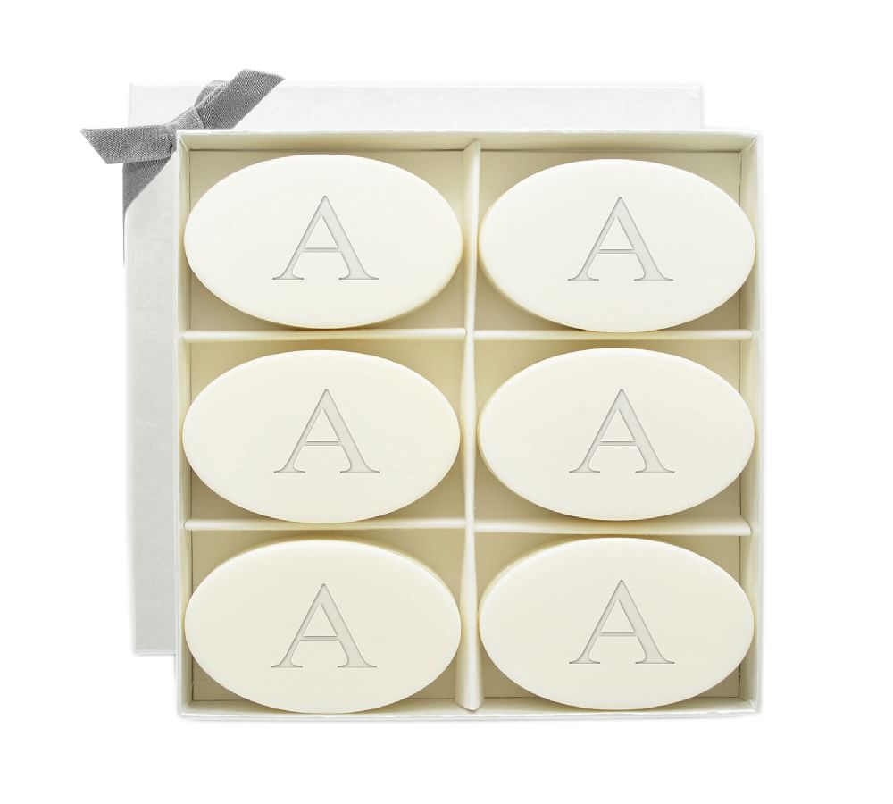 Monogrammed Verbana Oval Soap Set | Pottery Barn