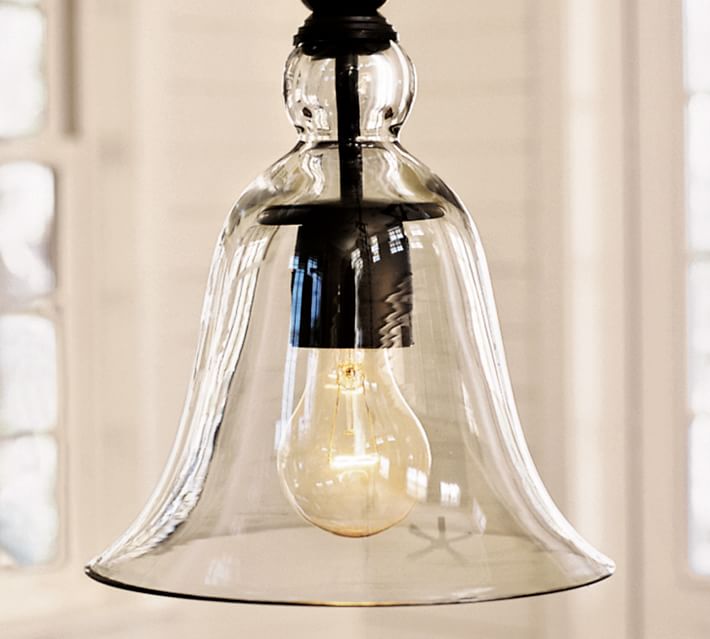 Rustic Glass Outdoor Pendant | Pottery Barn