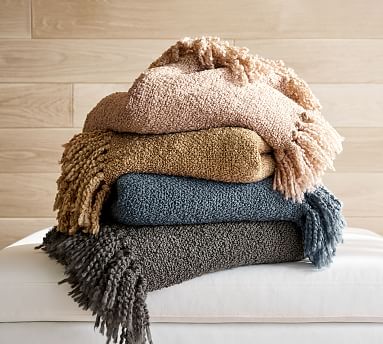 Dreamy Fringe Throw | Pottery Barn