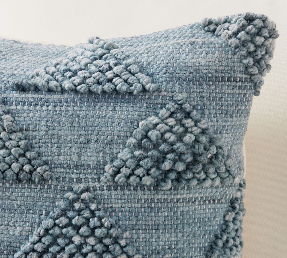 Mauri Textured Indoor/Outdoor Pillow | Pottery Barn