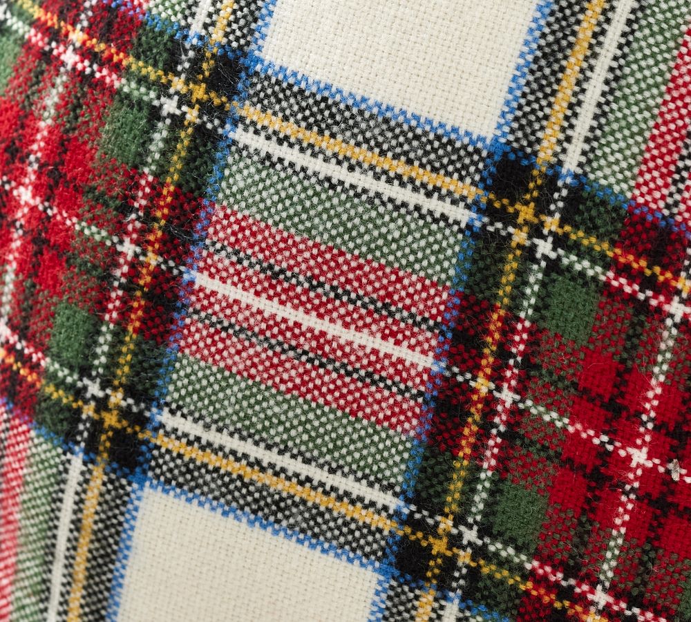 Stewart Plaid Star Shaped Pillow | Pottery Barn