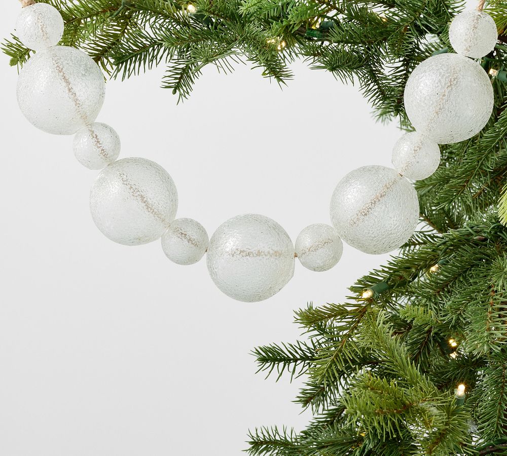 Sugared Glass Beaded Garland | Pottery Barn