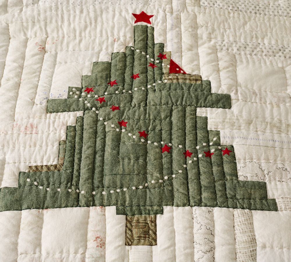 Arden Tree Applique Quilt | Pottery Barn