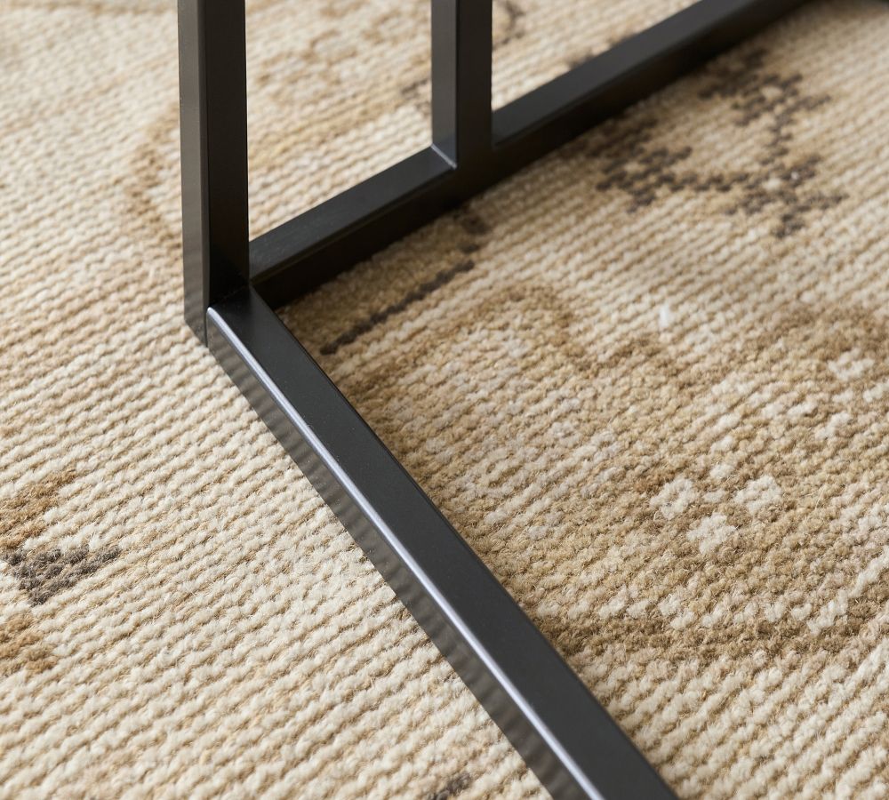 Malcolm Rectangular C-Table | Pottery Barn