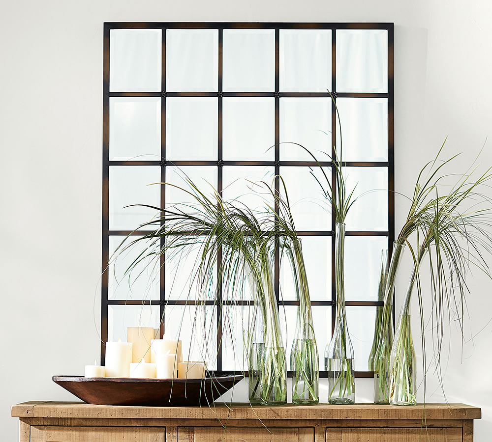 Eagan Large Multipanel Wall Mirror - 44" x 55" | Pottery Barn