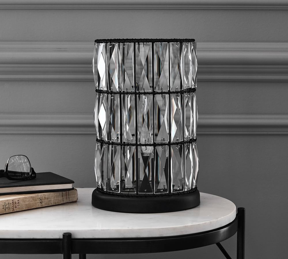 Adeline Crystal Ambient Accent Table Lamp | Pottery Barn
