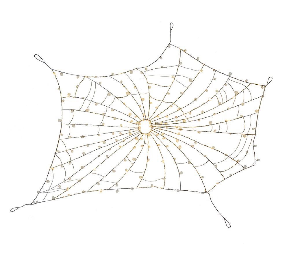 Light Up Crystal Spider Web | Pottery Barn