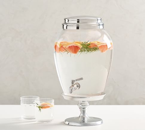 Mason Jar Glass Drink Dispenser | Pottery Barn