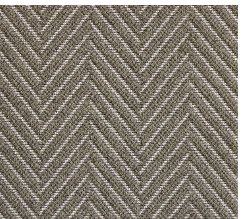 Custom Textured Chevron Wool Rug Swatch | Pottery Barn