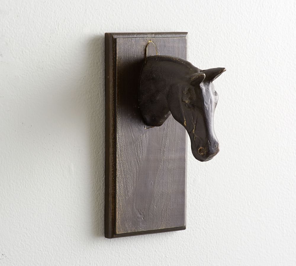 Wooden Horse Head | Pottery Barn