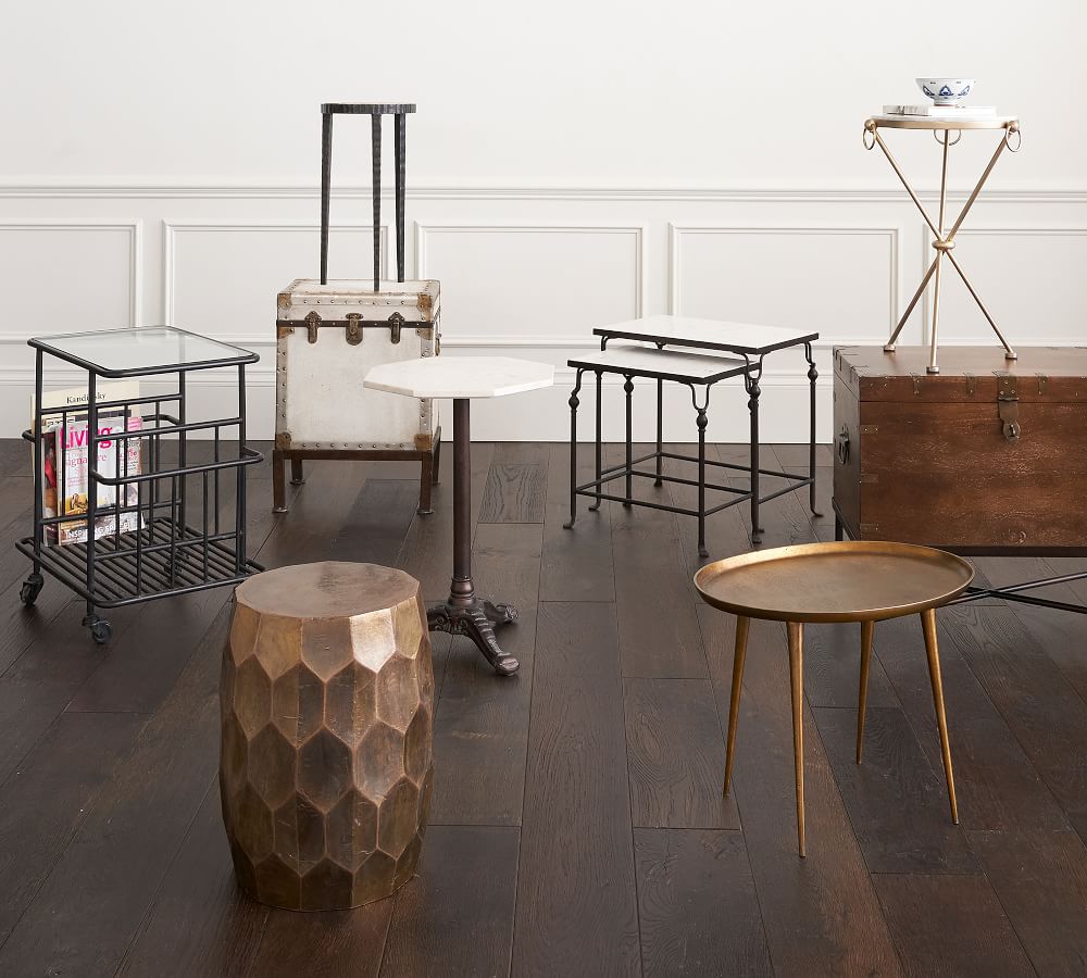 Euclid Metal End Table | Pottery Barn