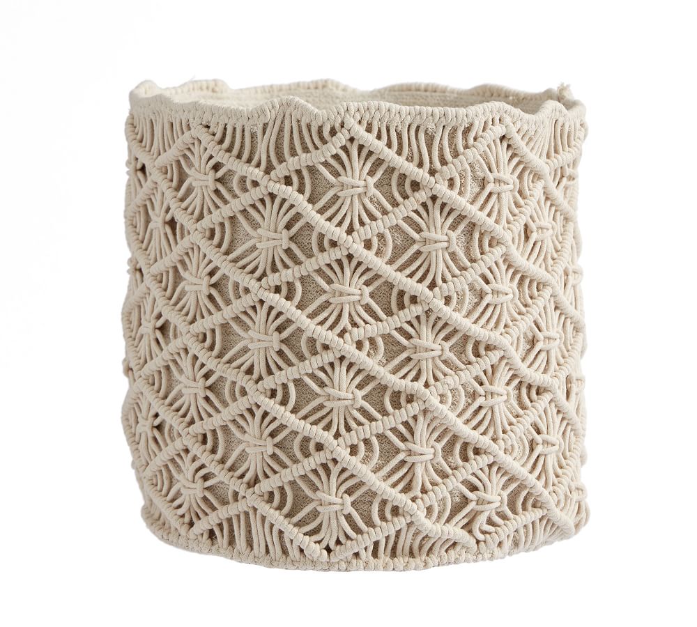 Macrame Storage Baskets | Pottery Barn