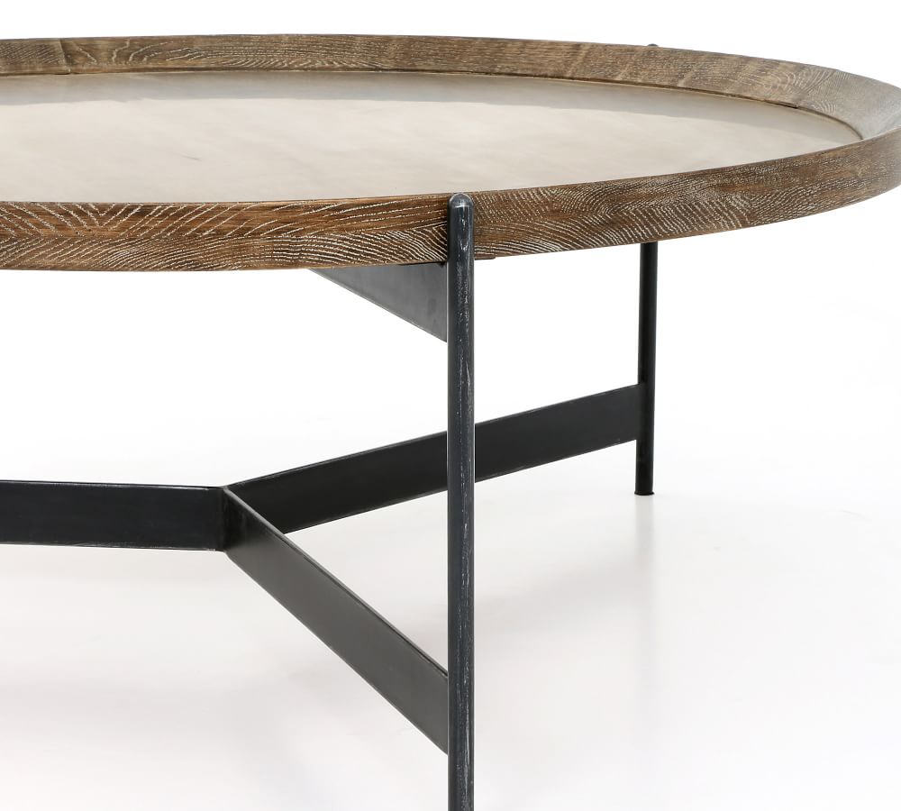 Norcross 40" Round Coffee Table | Pottery Barn