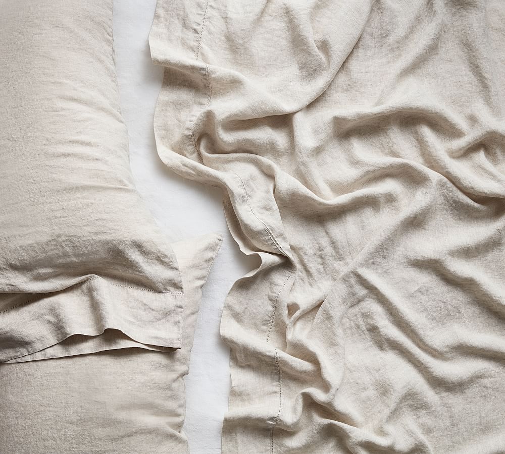 Belgian Flax Linen Sheet Set | Pottery Barn