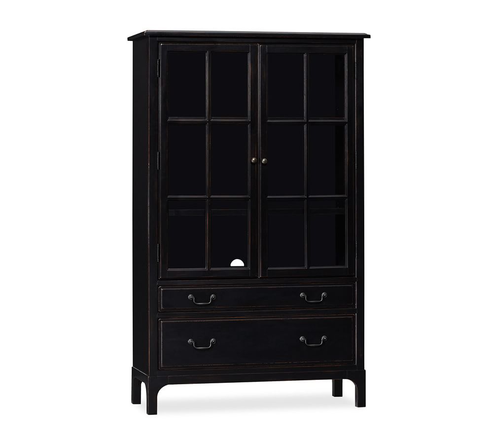 Bronson 40" x 65" Bookcase with Doors | Pottery Barn
