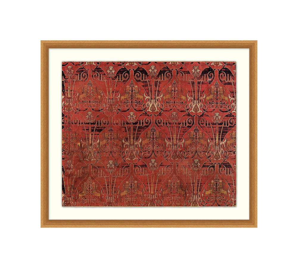 Marsala Textile Framed Print | Pottery Barn